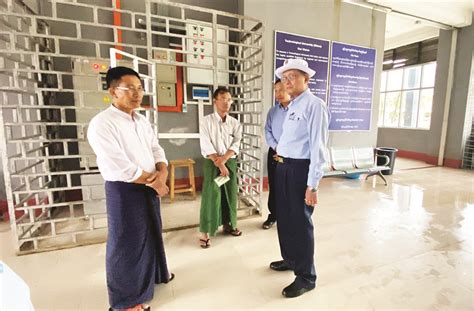 ဒုတိယဝန်ကြီး ဦးအေးကျော် စစ်တွေမြို့ရှိ ဓာတ်အားလိုင်းများနှင့် ဓာတ်အားခ