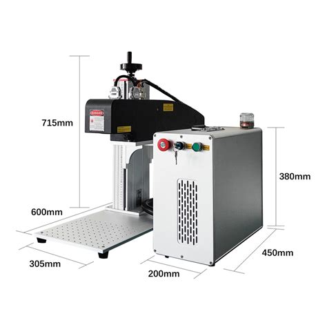Portable Split JPT MOPA M6 M7 60w 100W 3D Dynamic Scan Head Laser