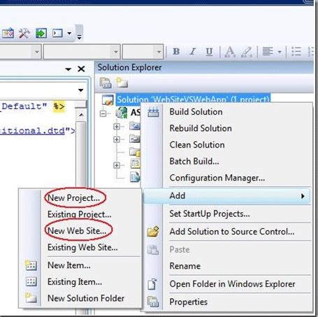 ASP NET Website Vs Web Application Project