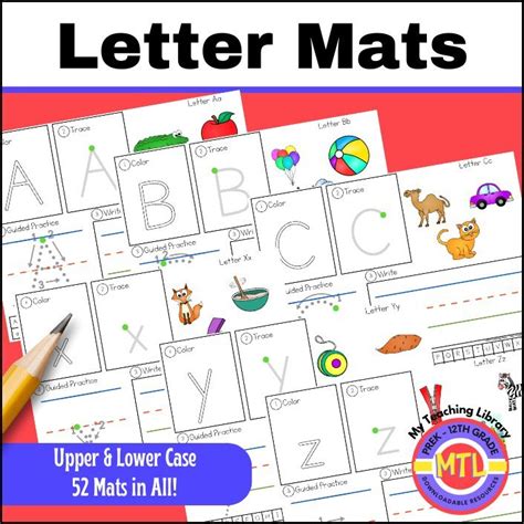 Letter Mats My Teaching Library