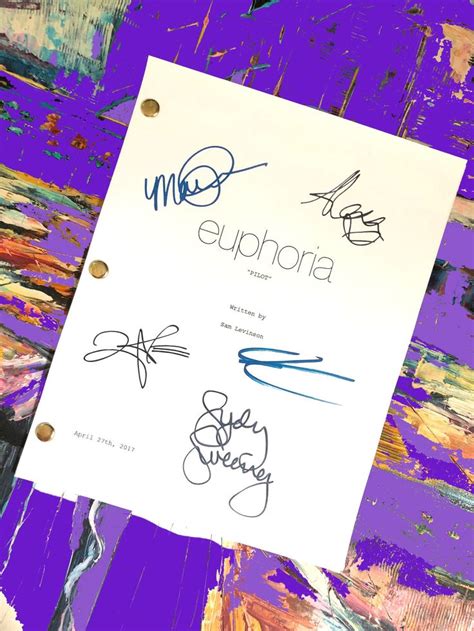 Euphoria Tv Show Script Original Full Screenplay Etsy Favorite Things List Pilot Episode