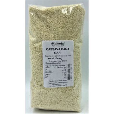 Paleolit Termékek Paleolit Gari Cassava Dara 500g ára