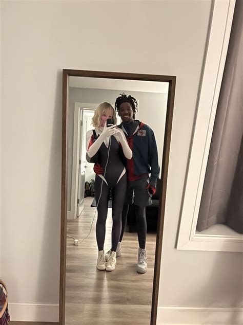 Into The Spider Verse Miles Morales Costume Cute Couple Halloween