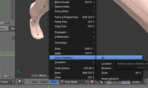 Mod The Sims A Tutorial For Resetting A Single Joint In Blender