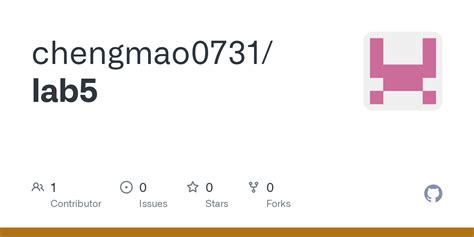 Github Chengmao0731lab5