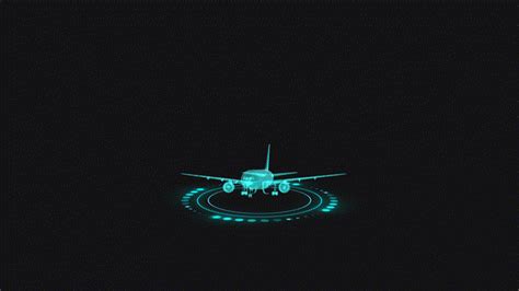 科技感飞机旋转动效 UI motion effect design SJ左 Original作品 站酷 ZCOOL