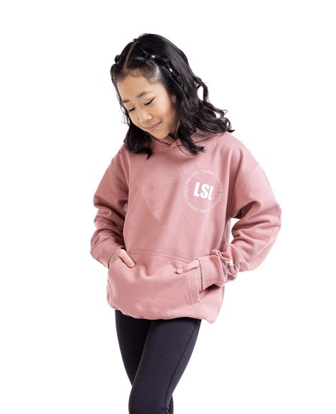 Lsl Heart Hoodie Dusky Pink Little Stars Leotards