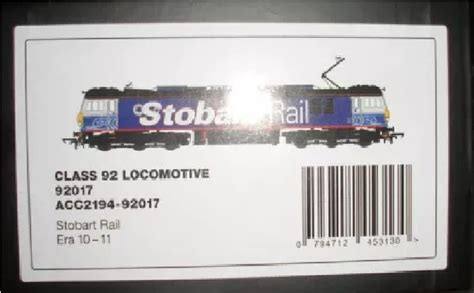 Oo Gauge Accurascale Class 92 Stobart Marketplace Only Gold