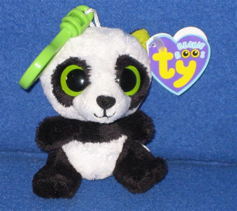 Ty Beanie Boos Bamboo The Panda Bear Key Clip Mint Tags Ebay