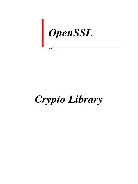 Opensslcrypto Pod Pdf Cryptography Public Key Cryptography