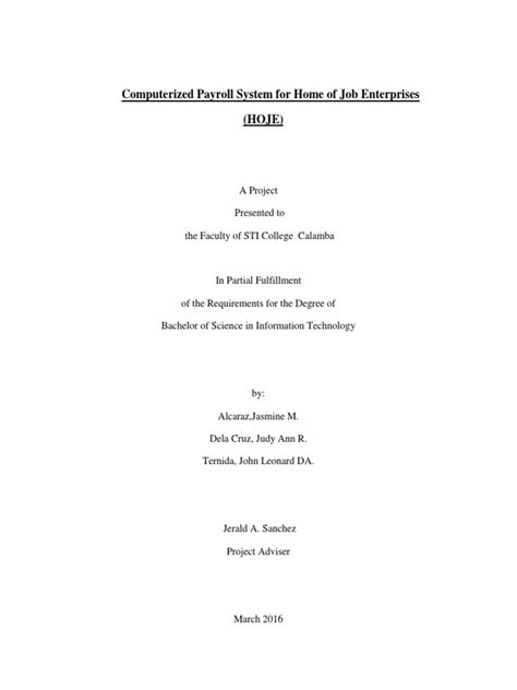 Computerized Payroll System Documentation 2 Pdf Pdf Net Beans Applications And Software