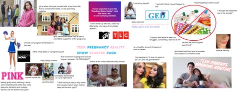 Teen Pregnancy Reality Show Starter Pack R Starterpacks