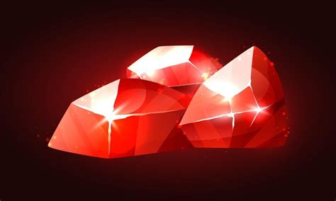Premium Vector Gems Vector Set Of 3d Cliparts Gems Isolated On Dark