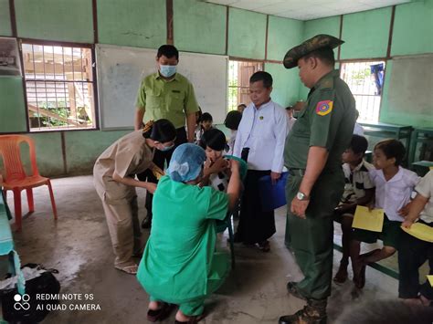 ပန်းတောင်းမြို့နယ်၌ အသက် ၅ နှစ်မှ ၁၂ နှစ်အတွင်း ကျောင်းသားကျောင်းသူမ