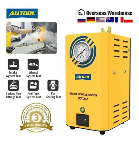 누수탐지기 Autool Sdt202 자동차 시스템 연기 감지기 테스터 파이프 누출 탐지기 진단 스모그 가스 티몬