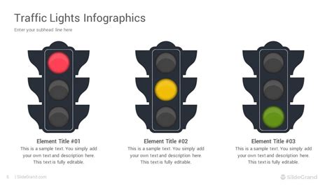 Traffic Lights Infographics Powerpoint Presentation Template Designs