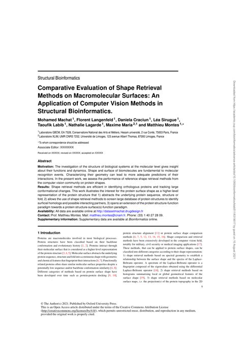 pdf comparative evaluation of shape retrieval methods on