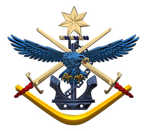 Australian Defence Force Adf Joint Services Emblem Over Red Velvet T