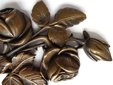 Antique Bronze Flower Ornament Rose Furniture Decorationantique Flor