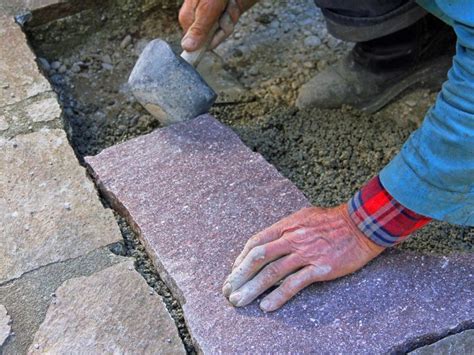 How To Build A Flagstone Patio Southwest Boulder Stone