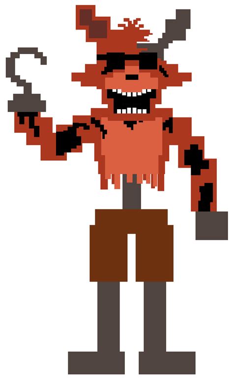 8bit Withered Foxy By Mariorainbow6 On Deviantart
