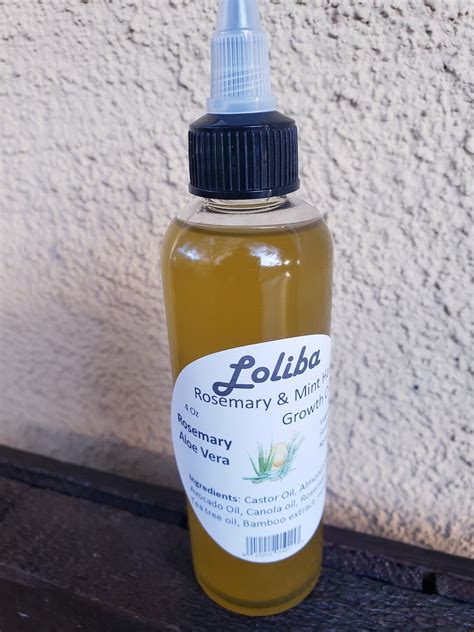 Rosemary Mint Hair Growth Oil Rosemary Oil Alopecia Rosemary Hair