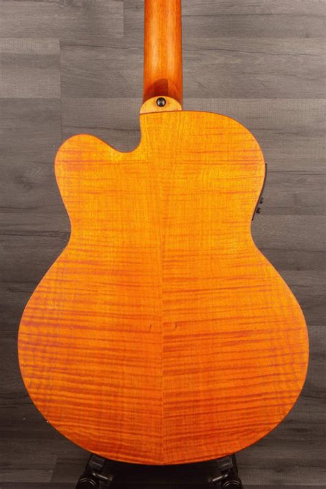 Aria Feb F2fl Fretless Acoustic Bass Natural Musicstreet