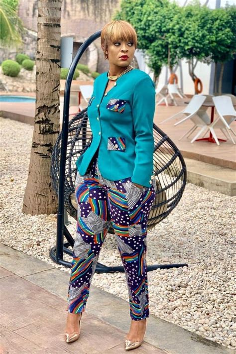 Ankara Shirt And Trouser Woman Suit Fashion African Print Pants
