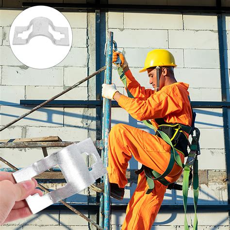 Hemoton 4pcs Scaffold Crossbar Clamp Scaffolding Fixing Clamp Locking Scaffolding Coupling Clamp