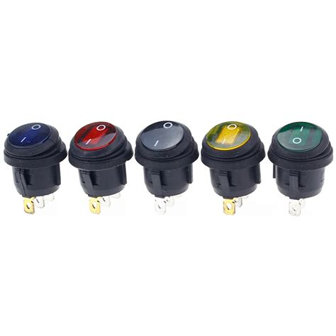 1 Adet KCD1 2 3 Pin ON OFF SPST Rocker Anahtar Su Ge Irmez Araba Tekne