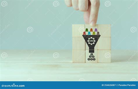 CRO Conversion Rate Optimization And Lead Generation Concept Idea Of