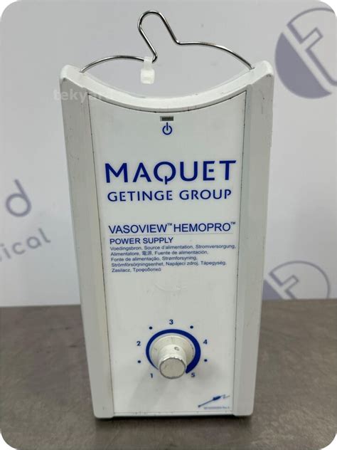 Used Maquet Vh 3010 Vasoview Hemopro Power Supply Disposables General