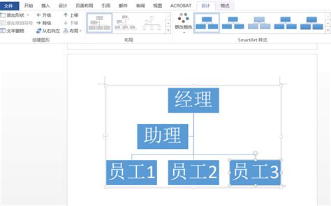 word中使用SmartArt圖形創建組織結構圖 每日頭條