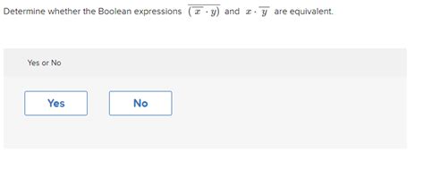 Solved Determine Whether The Boolean Expressions