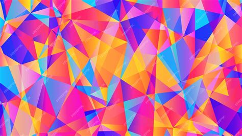 Premium Vector Abstract Colorful Geometric Background Vector