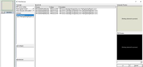 Analog PIR Sensor Library For Proteus V The Engineering Projects