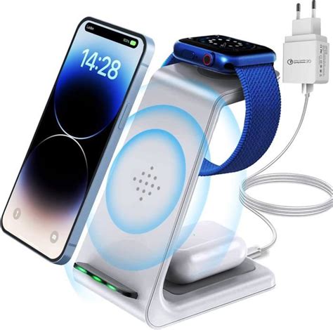 Station De Charge Sans Fil 3 En 1 Pour Station De Charge Rapide Sans