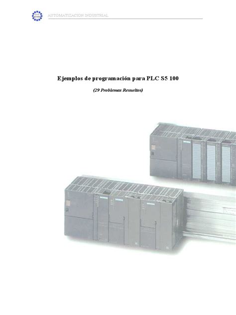 Ejemplos De Programacion Para Plc S5 100 Pdf