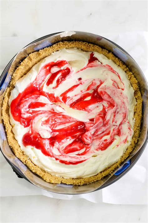 No Bake White Chocolate Raspberry Cheesecake Beyond Frosting