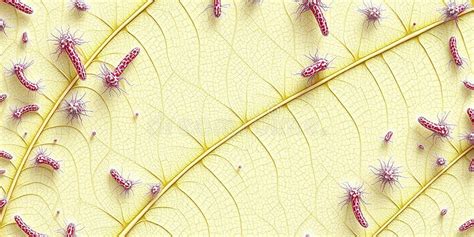 Unveiling The Microscopic Marvels Stunning Bacterial Patterns On Plant