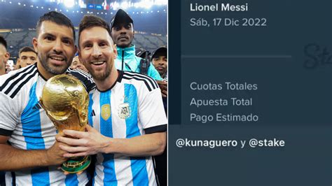 Kun Aguero And Messi