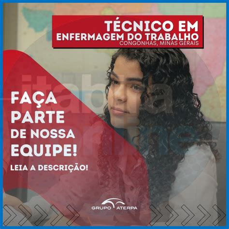 Aterpa contrata Técnico em Enfermagem do Trabalho na cidade de