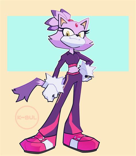Blaze The Cat Sonic Drawn By Yurnsfw Danbooru