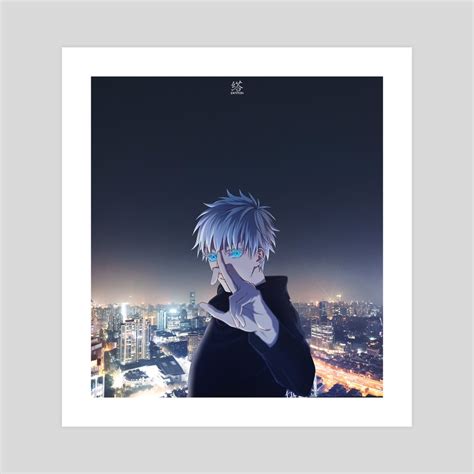 Gojo An Art Print By Zenitsu San Inprnt