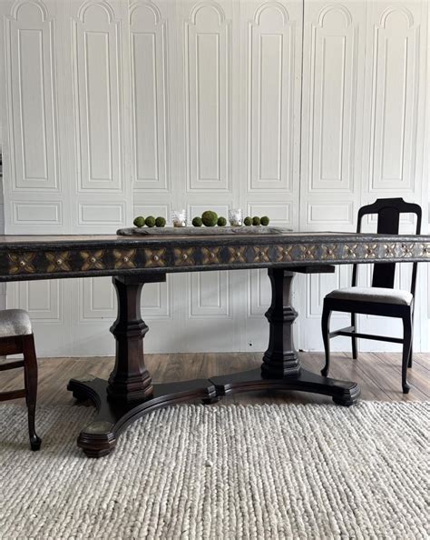 Hand Forged Metal Wrapped Table General Finishes Design Center