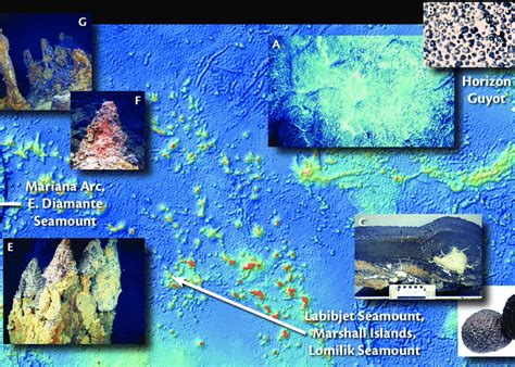 Ab Two Seabed Photos Showing Fe Mn Nodules And Fe Mn Crust From