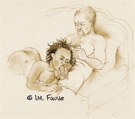 Mocha And Cream In Bed Erotic Art