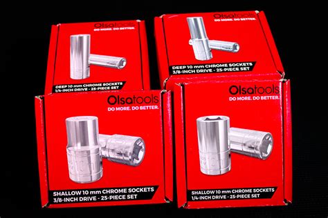100 Piece 10 Mm Chrome Socket Set Olsa Tools