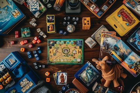 A Tabletop RPG Game Setup Premium AI Generated Image