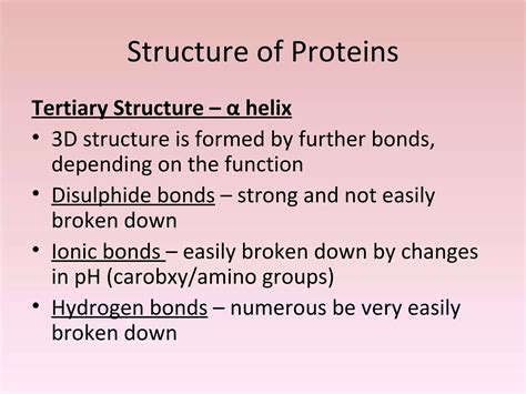Structure Of Proteins Ppt